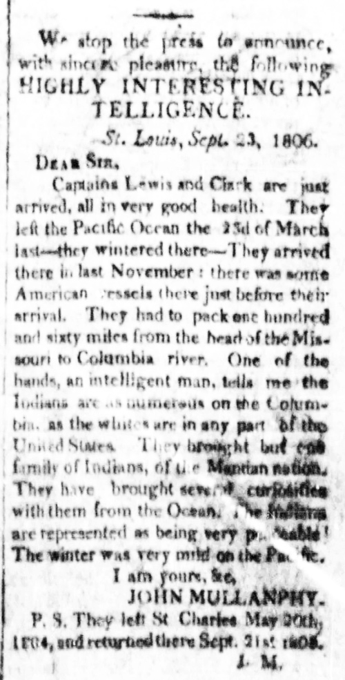 October 2, 1806 - Discover Lewis & Clark